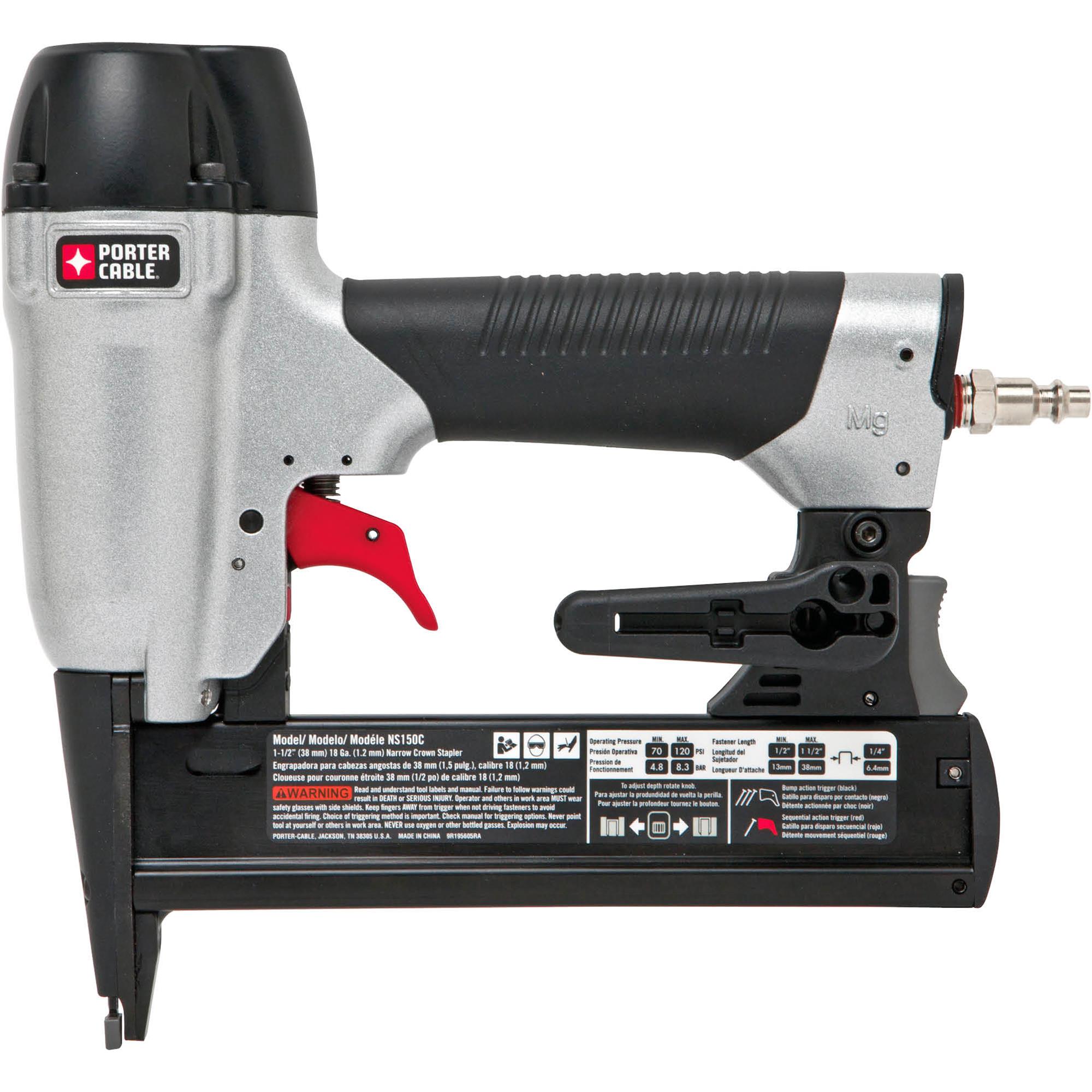 18GA 1-1/2" Narrow Crown Stapler Kit - Grizzly Industrial