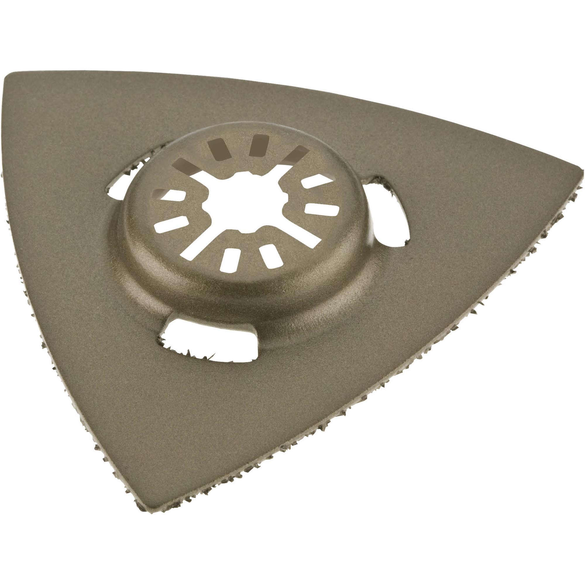 3-1/8" Carbide Grit Rasp for Oscillating Multi-Tools - Grizzly Industrial