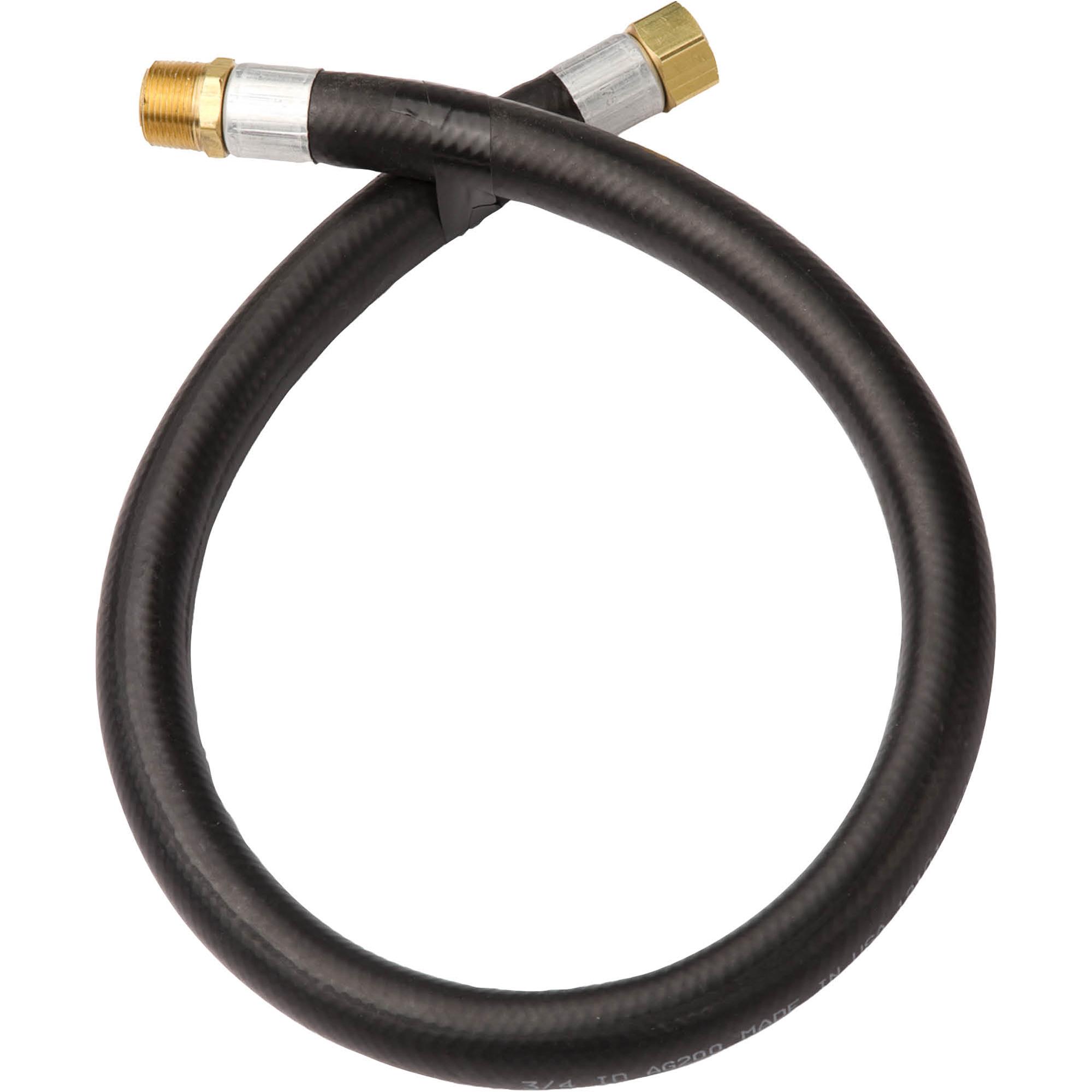 3/4" NPT Male x Fem x 3' Jumper Hose - Grizzly Industrial, Inc.