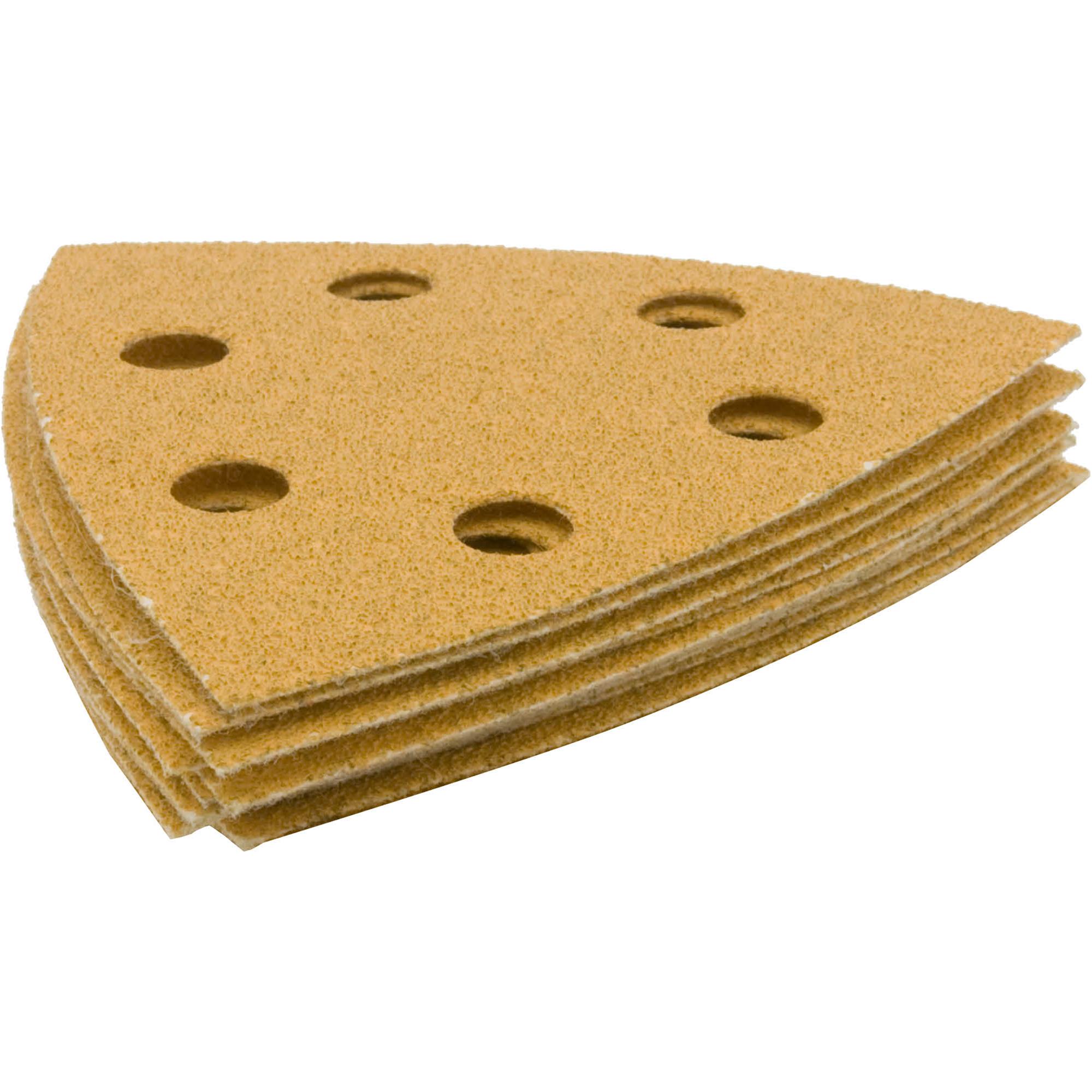A/O Sandpaper Triangle, 180 Grit H&L 6 Hole, 10 pk. - Grizzly ...