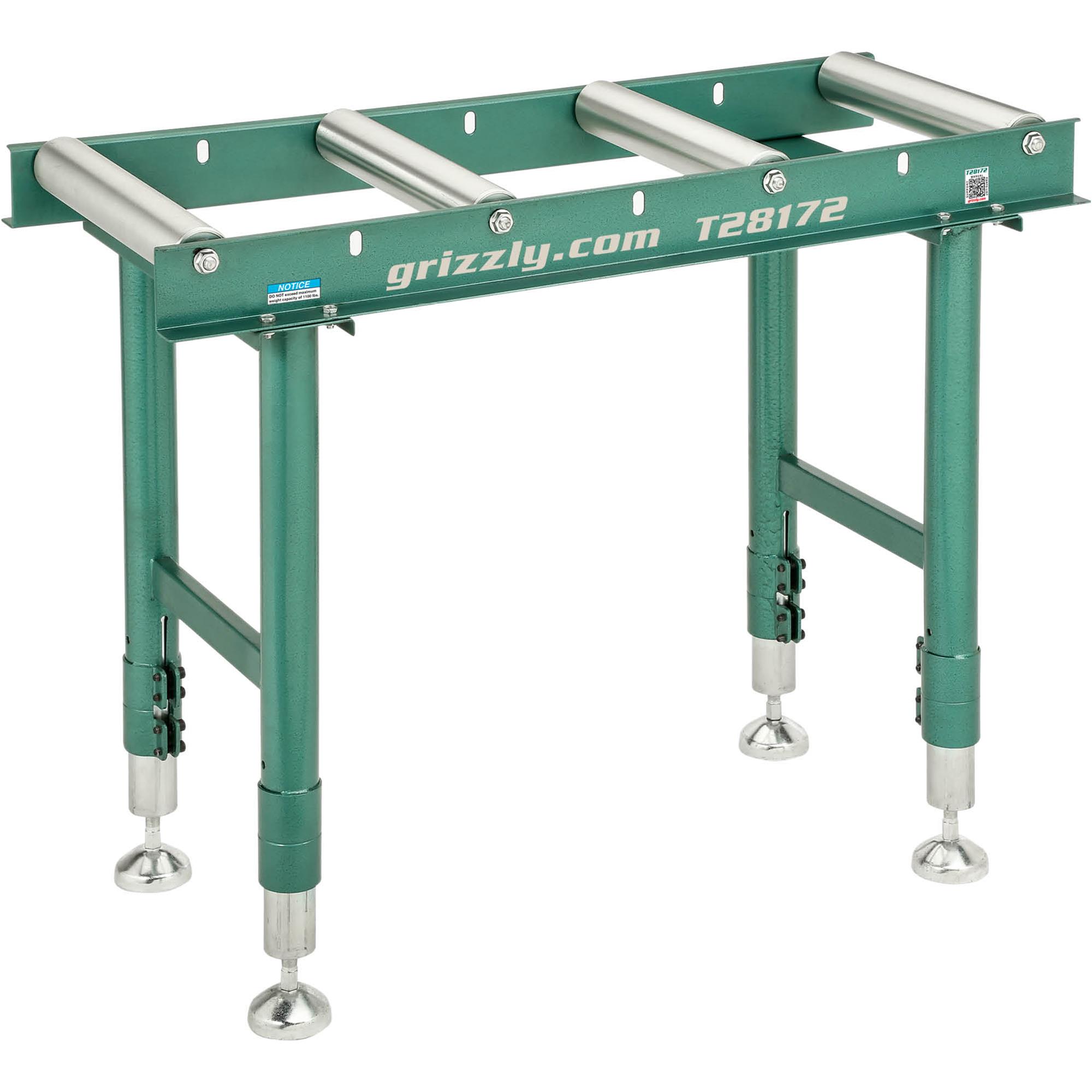 14" x 39" Heavy-Duty Roller Table - Grizzly Industrial, Inc.