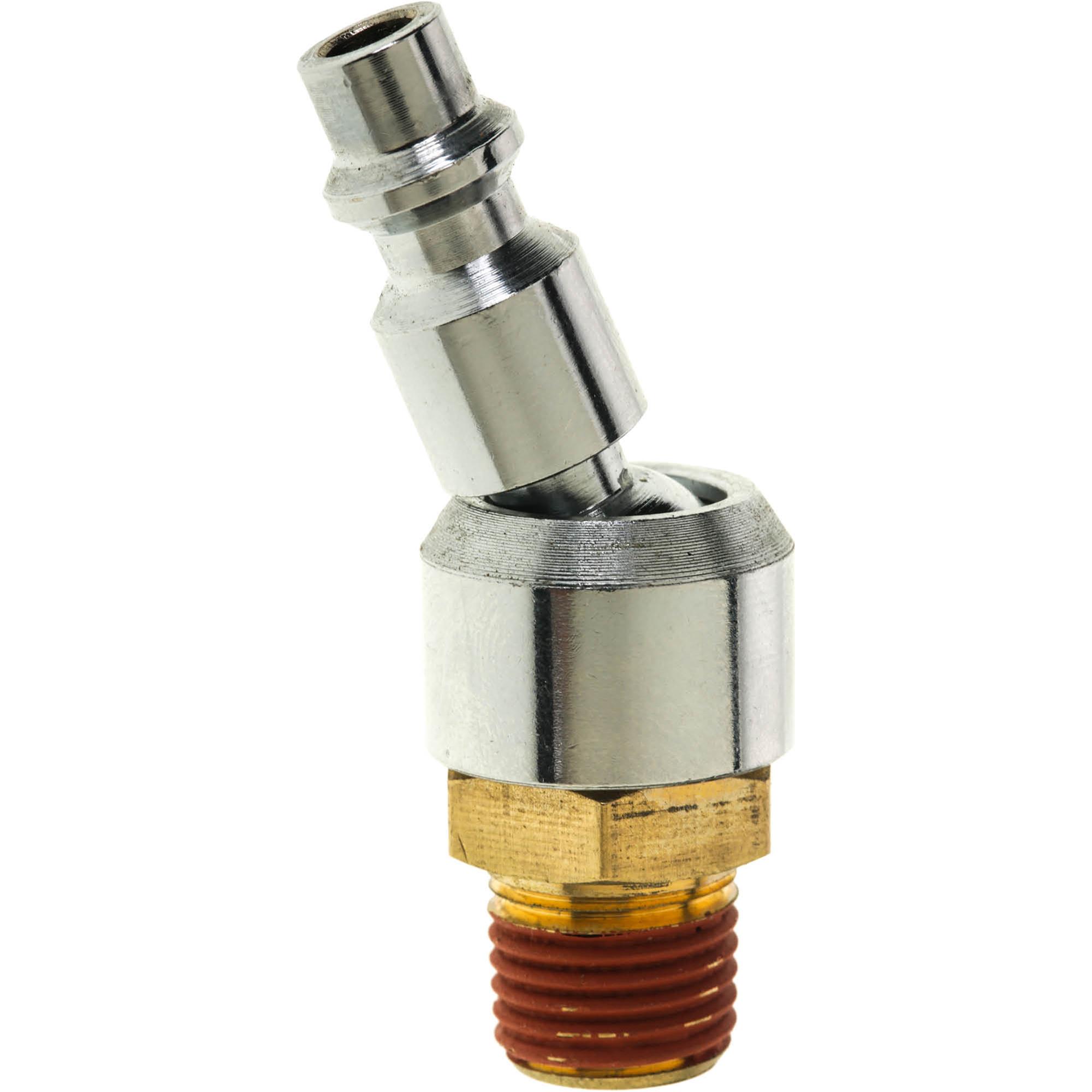 Industrial 1/4" Series Swivel Plug - 1/4" NPT Male Thread - Grizzly ...