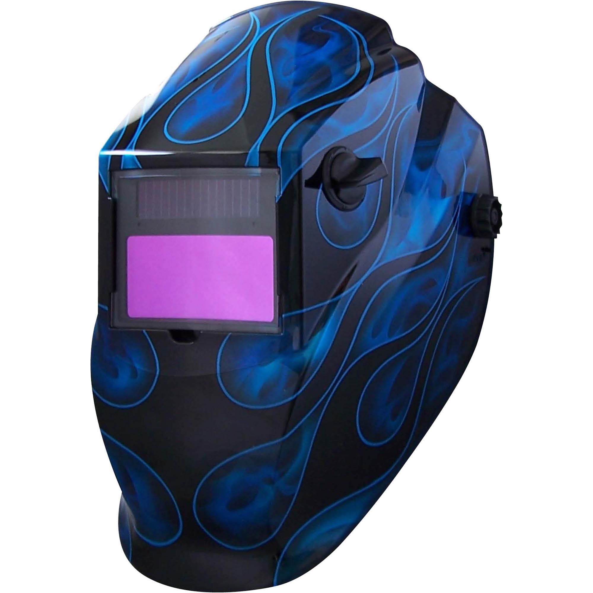Blue Flame Auto-Darkening Welding Helmet - Grizzly Industrial