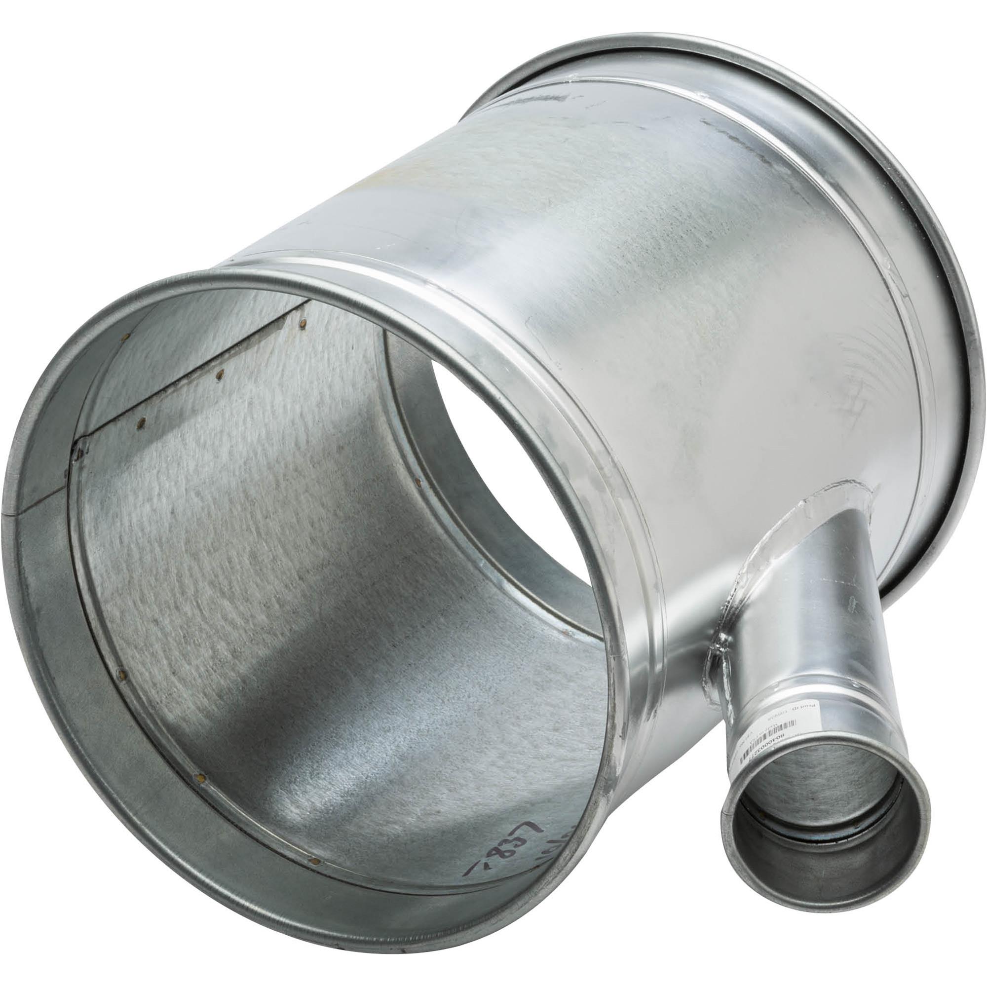 12" x 3" x 12" Industrial Dust Collection Standard Branch - Grizzly ...