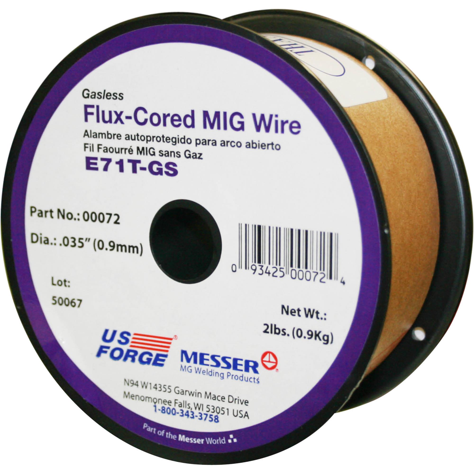 .035" E71T-GS Flux Cored Wire - 2 lb. - Grizzly Industrial