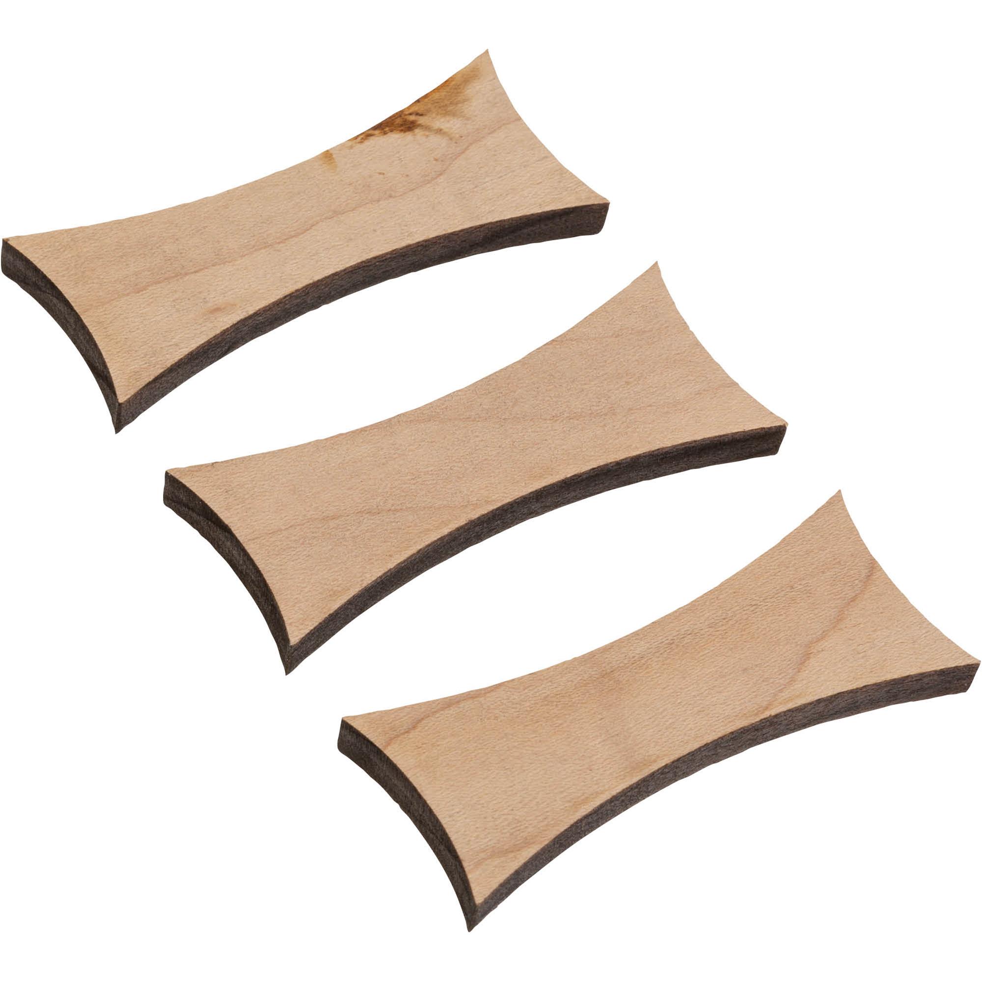 Maple Inlay Refill, Medium Concave Bow Tie - 3 pk. at Grizzly.com