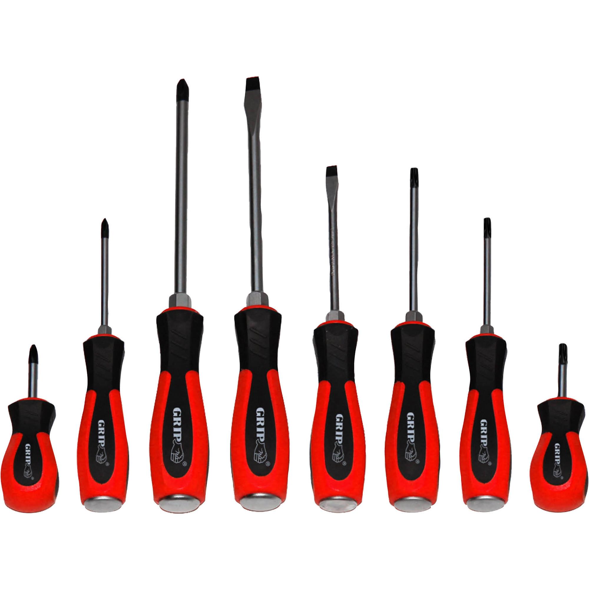 8 Piece Screwdriver Set With Square - Grizzly Industrial, Inc.