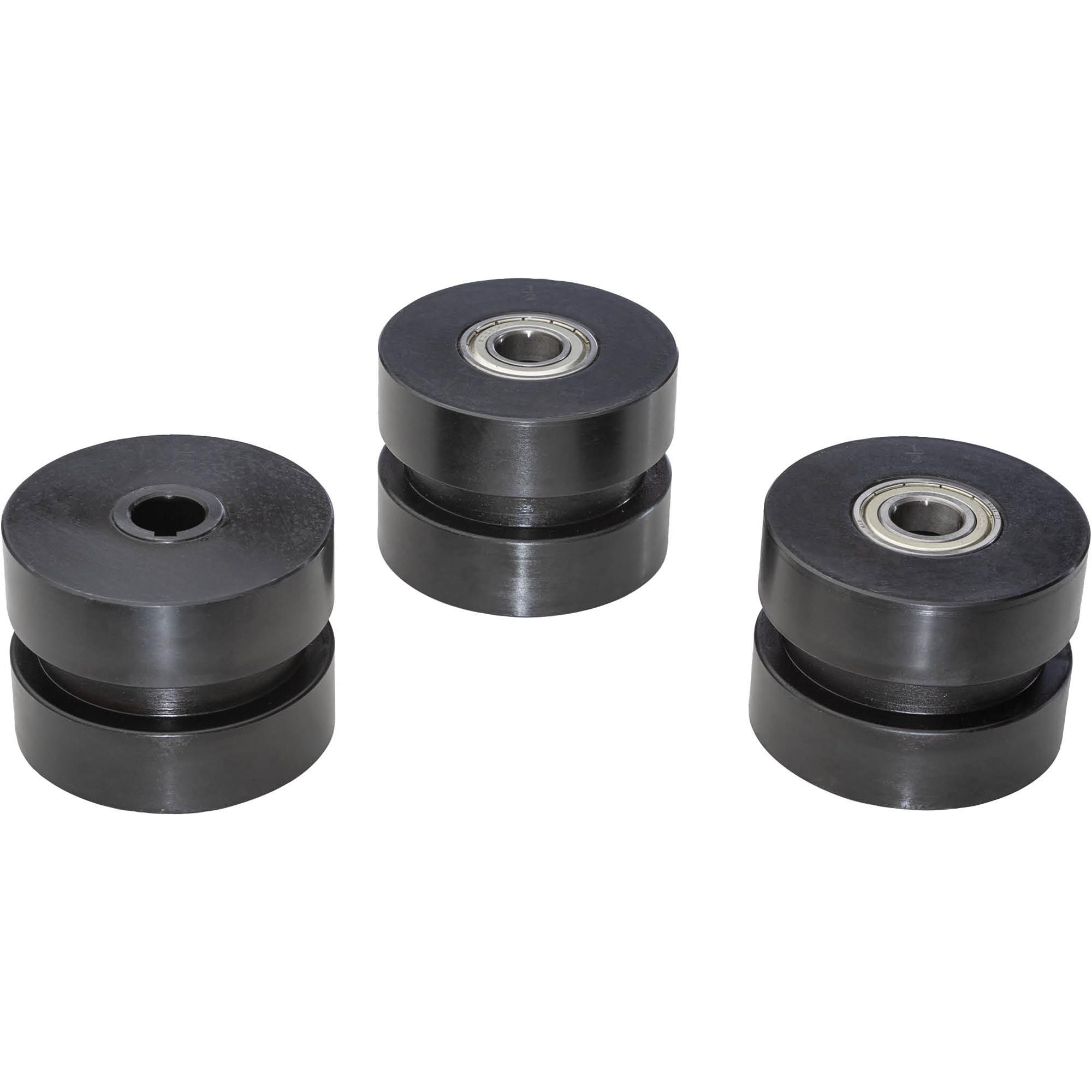 Square Tube Rollers, 1/2" - Grizzly Industrial