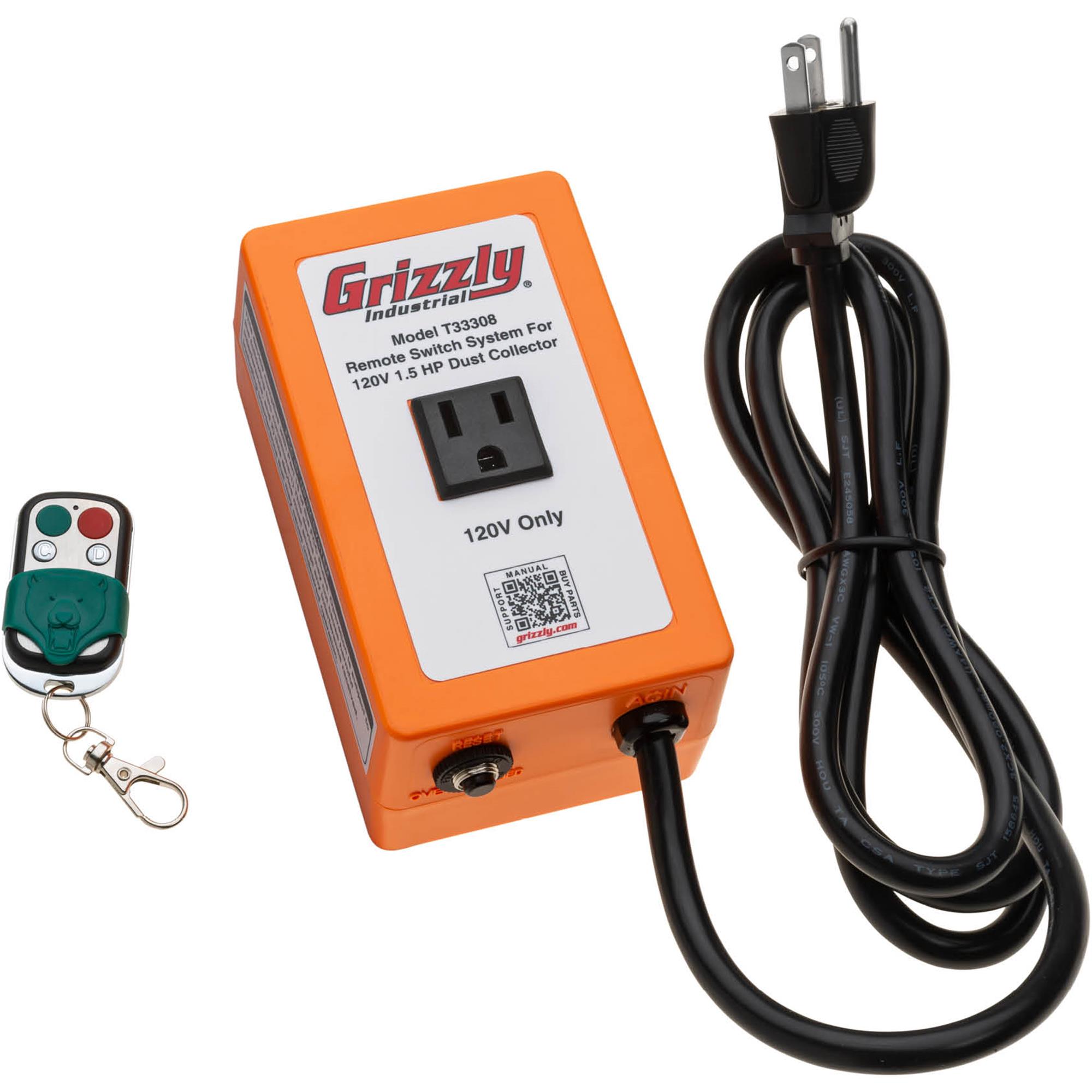 120V Dust Collection Remote - Grizzly Industrial