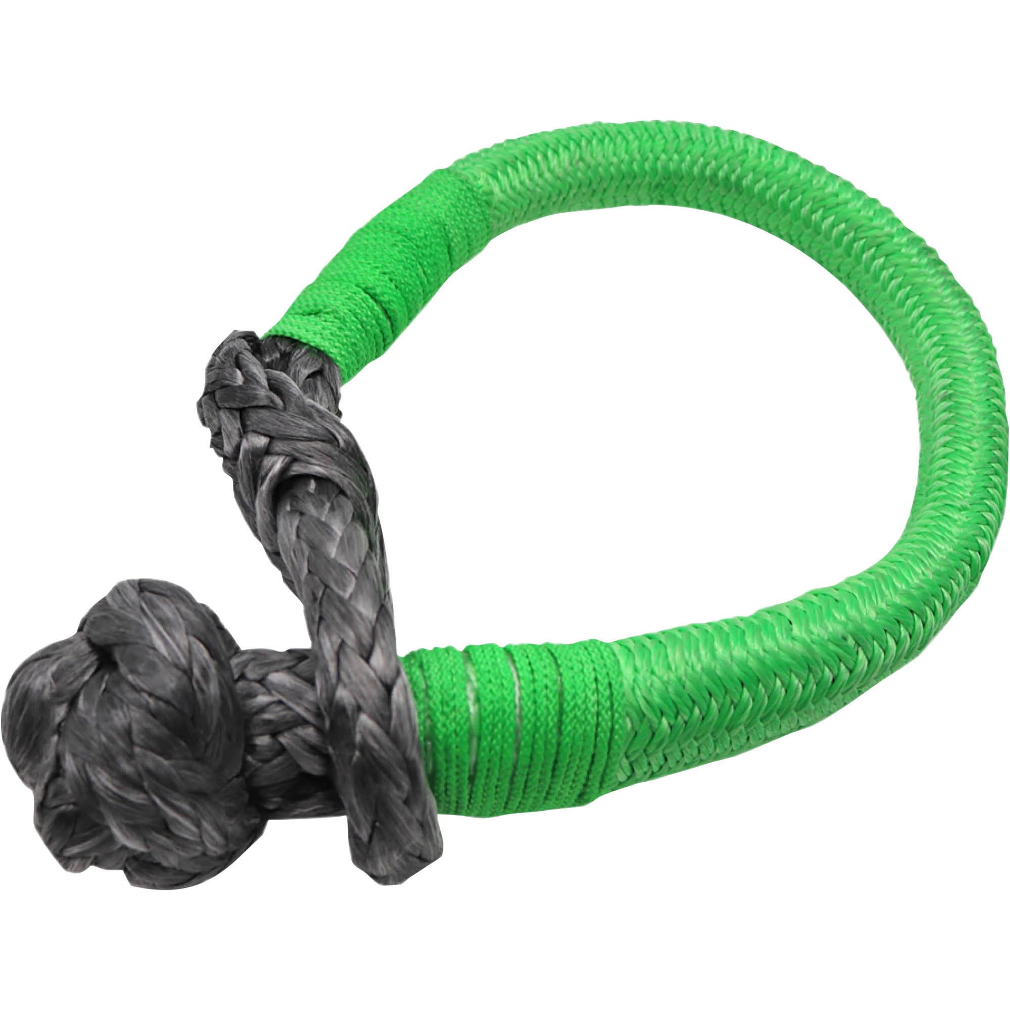 3/8" x 10" Synthetic Kinetic Rope Shackle - Grizzly Industrial