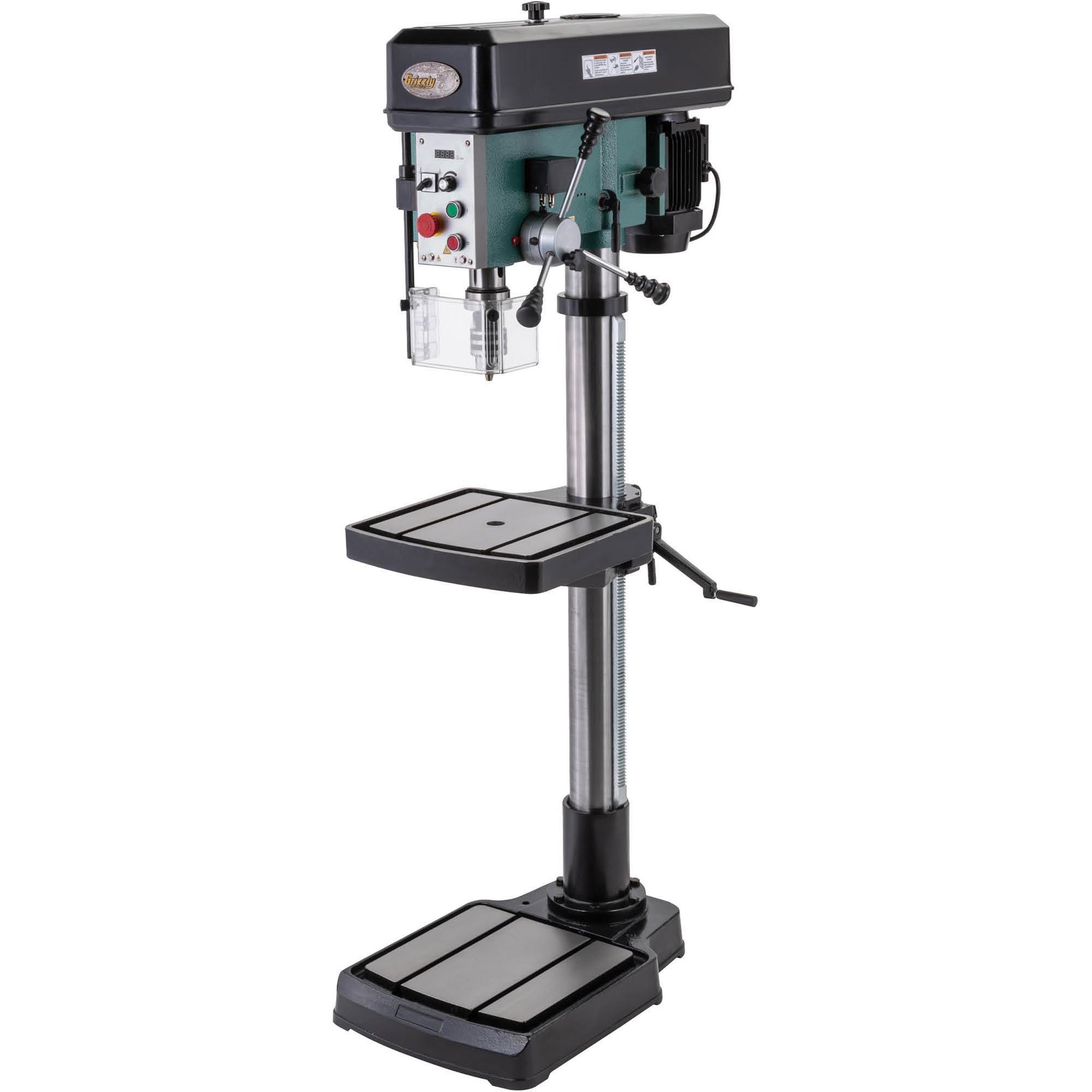 20" Floor Variable-Speed Tapping Drill Press - Grizzly Industrial, Inc.
