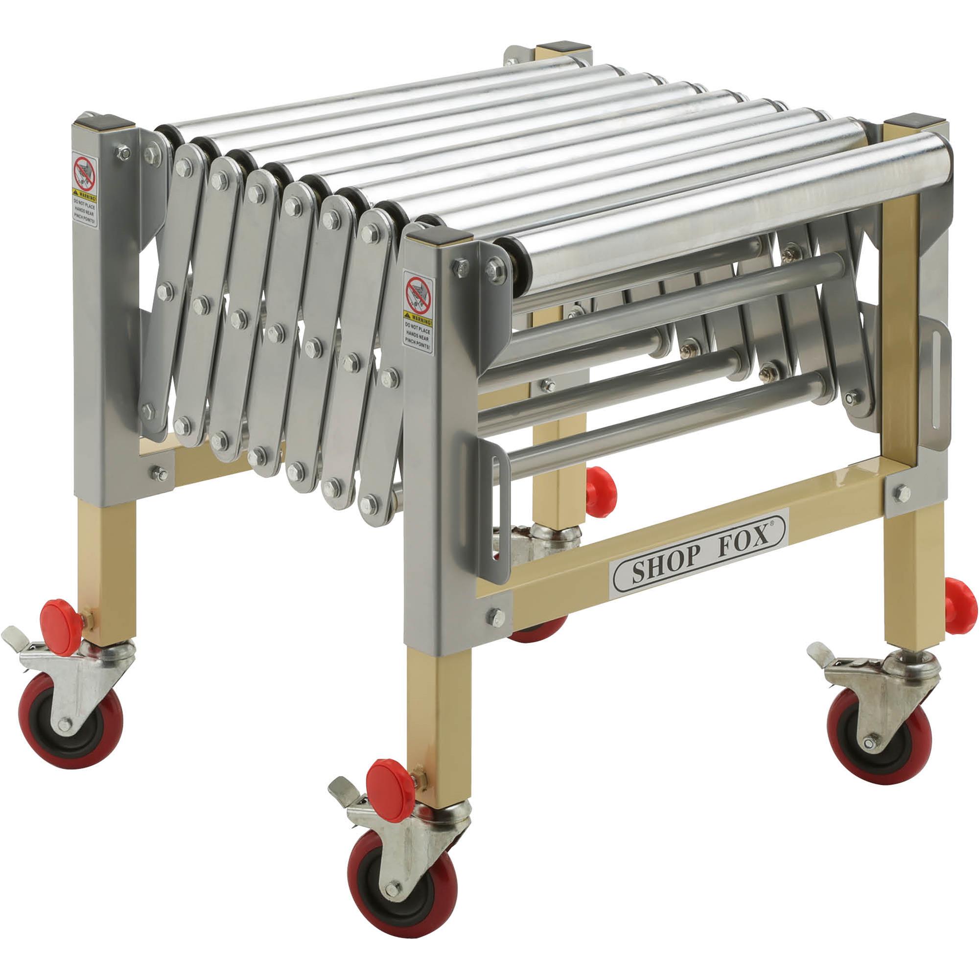 Adjustable Roller Table at Grizzly.com