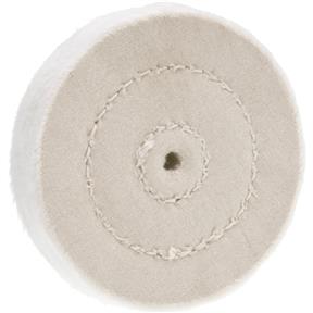 3" x 40 Ply x 1/4" Spiral Sewn Buff Wheel, 5,000 RPM at Grizzly.com