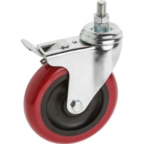 5" Post Mount Swivel Caster with Brake at Grizzly.com