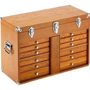 4 Drawer Oak Chest Grizzly Industrial