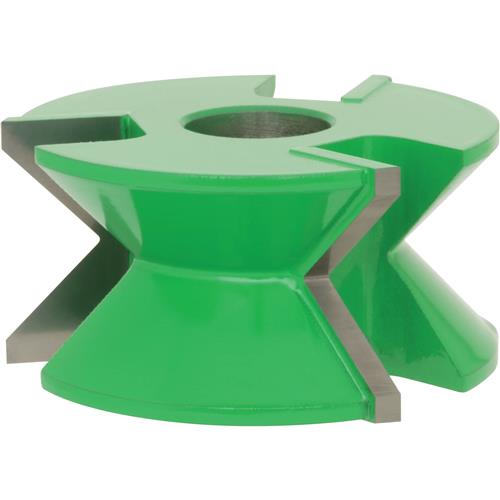 Shaper Cutter - 90 Bevel V-Groove, 3/4" Bore - Grizzly Industrial