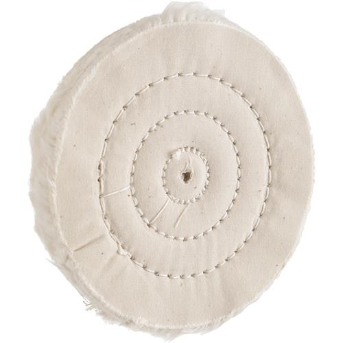 Steelex D2511 - 5" x 40 Ply x 1/4" Soft Muslin Buffing Wheel, 5,000 RPM ...