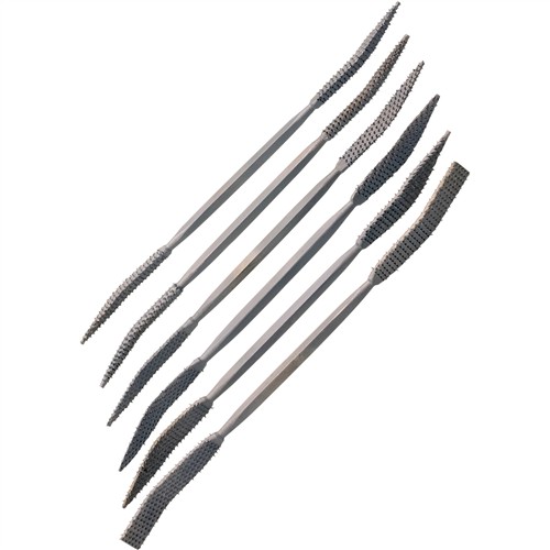 6 pc. Riffler Rasp Set - Medium - Grizzly Industrial