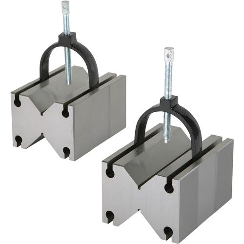All Angle V-Blocks with Clamp- Large - Grizzly Industrial