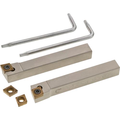 5/16" 95 Deg Facing Tool with Carbide Insert, 4 pc. - Grizzly Industrial