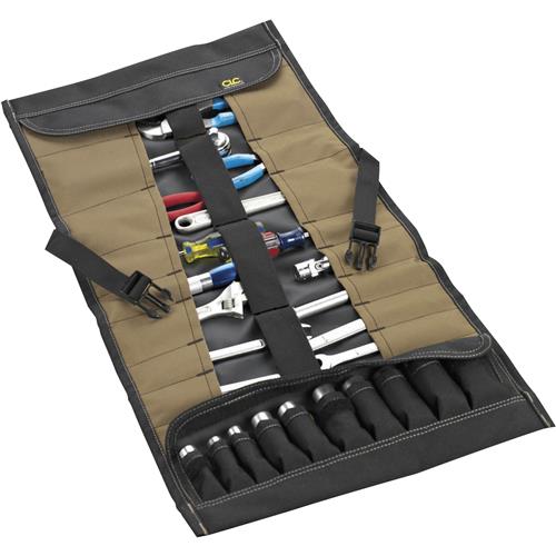 32 Pocket Socket/Tool Roll Pouch - Grizzly Industrial
