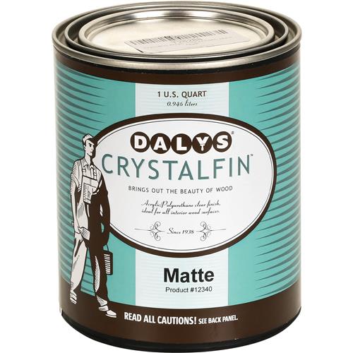 CrystalFin Acrylic Polyurethane, Matte - Quart - Grizzly Industrial