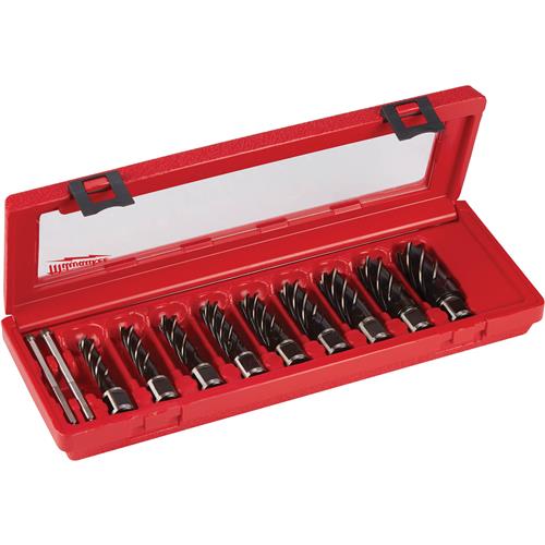 Milwaukee T33412 - Annular Cutter Set, 9 Pc. - Grizzly Industrial, Inc.
